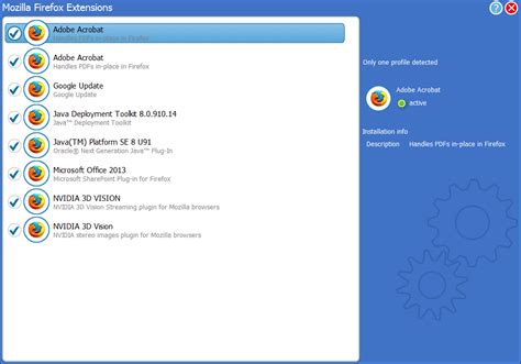 Extensions Firefox
