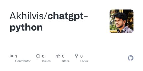 github akhilvis chatgpt python