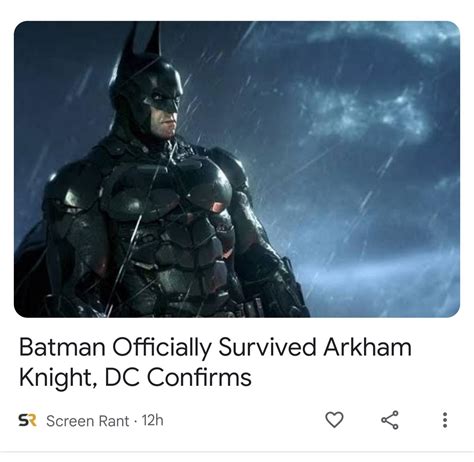is there a lore reason why i keep dying then r batmanarkham
