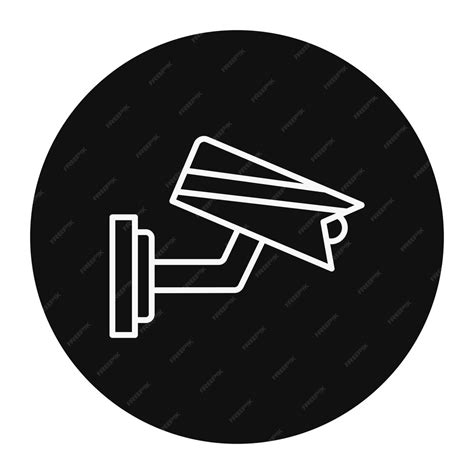 Premium Vector Security Camera Vector Illustration
