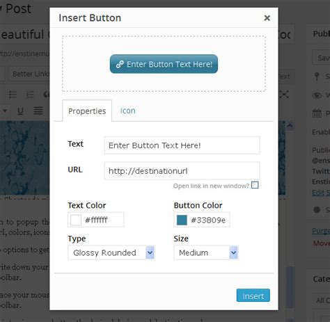 How To Create Css Buttons In Wordpress With No ShortCodes