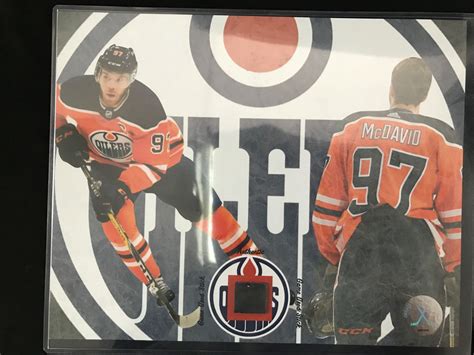 Connor Mcdavid Greats Of The Game Authentics Game Used Stick Piece