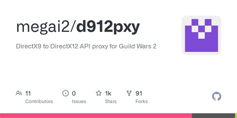 github megai2 d912pxy directx9 to directx12 api proxy for guild wars 2