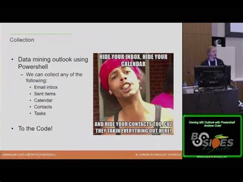 Conference Talks Talk Owning Ms Outlook With Powershell From Youtube Class Central