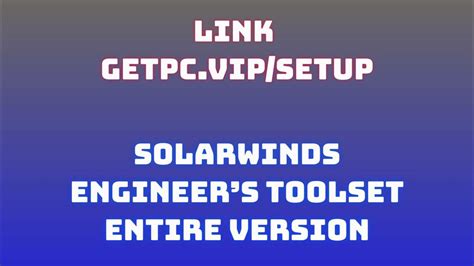 🔸solarwinds Engineers Toolset👍 How To Install 💻pclaptop Tutorial 2024 No Charge Youtube
