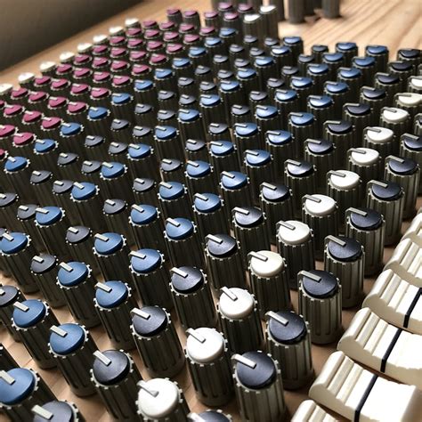 Genuine Mackie 16 8 2 Mixer Knobs And Fader Caps Full Set Reverb