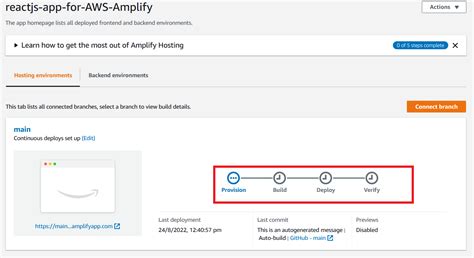 how to setup aws amplify with github repository