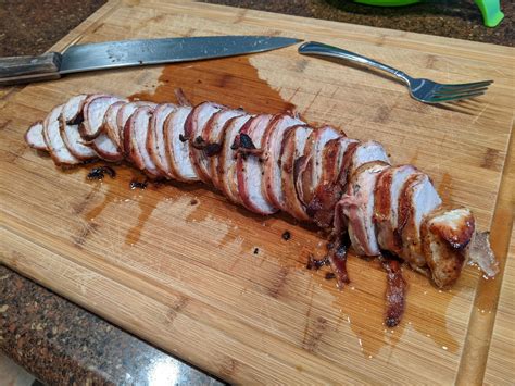 Homemade Bacon Wrapped Pork Tenderloin Rfood