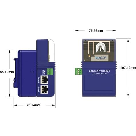 Sensorprobewt Akcp Wireless Tunnel Monitoring Lösung Bellequip