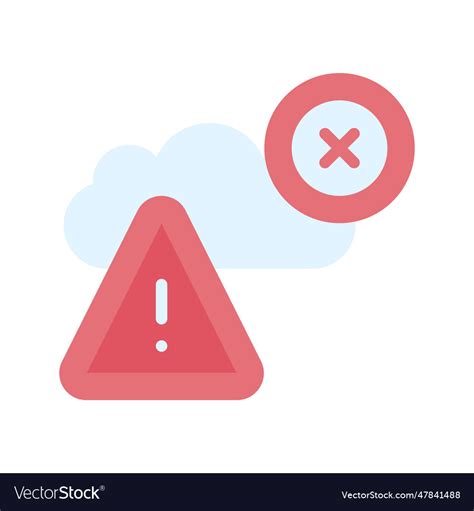 Access Denied Icon Image Royalty Free Vector Image