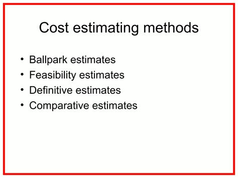 09 Project Cost Management Ppt