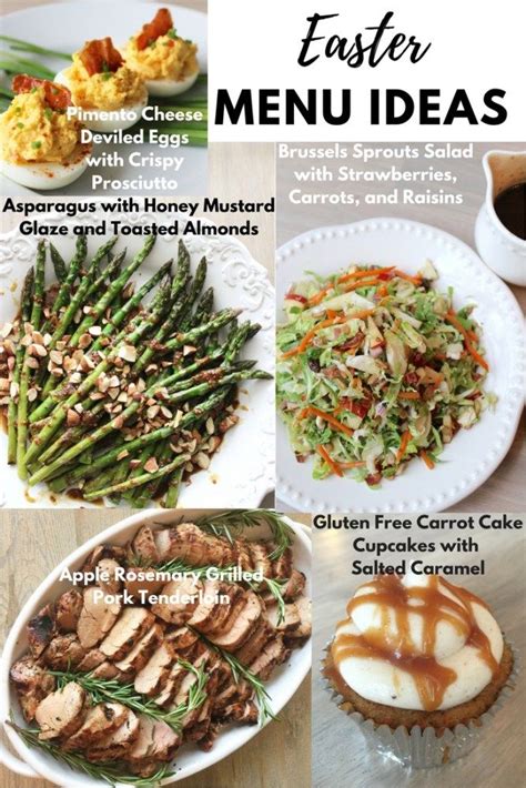 Menus For Easter Lunch At Candis Langdon Blog