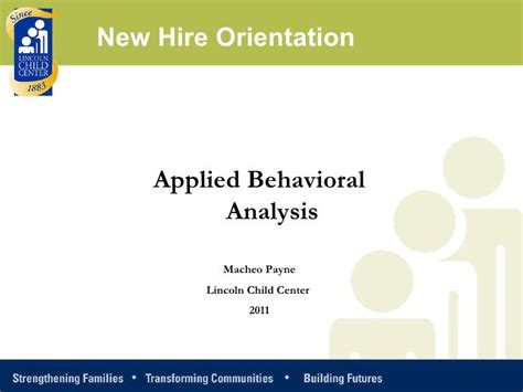 Applied Behavior Analysis Applied Behavior Analysis Behavioral