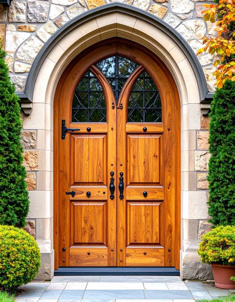 24 Gothic Front Door Ideas Spooky Curb Appeal At Entry Too Much Time