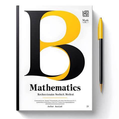 A Book With A Yellow And Black Marker That Says Math Maths Premium Ai