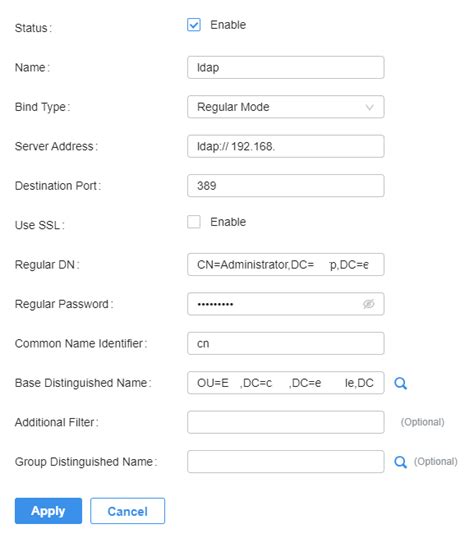 Help Ldap Configuration For Microsoft Windows Server Active Directory