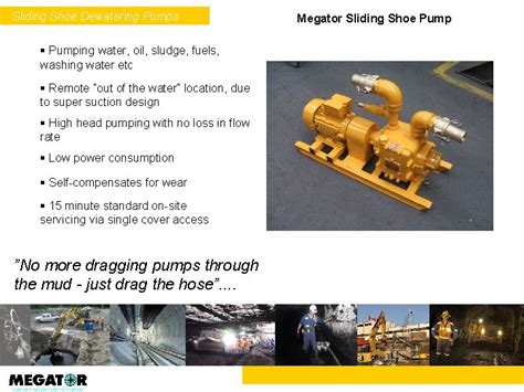Sliding Shoe Dewatering Pumps Mining Dewatering Sliding Shoe