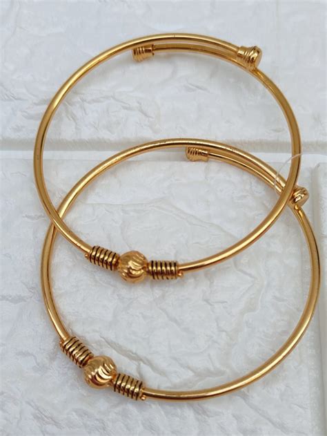 Traditional Gold Plated Bangles South India Jewels