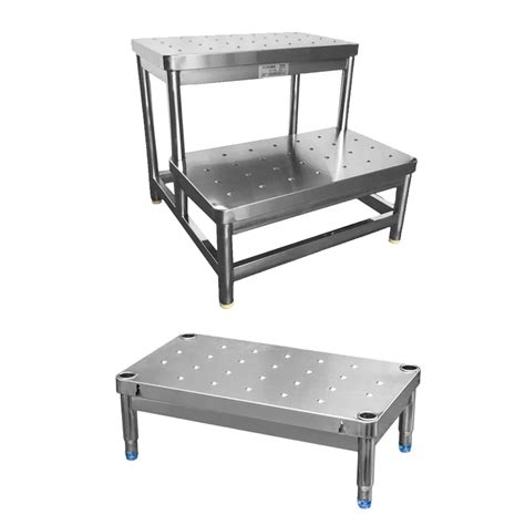 Stainless Steel Cleanroom Medical Step Stool Superlift Material Handling
