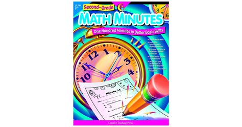Second Grade Math Minutes Book Ctp2584 Creative Teaching Press