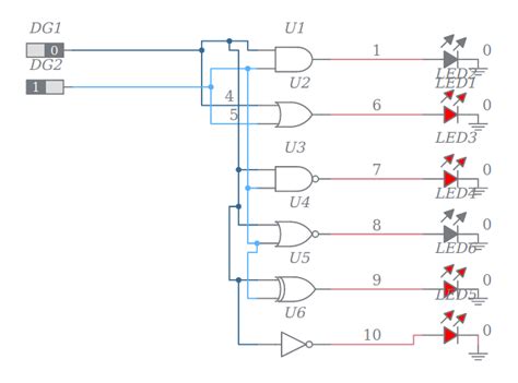 Logic Gates Multisim Live