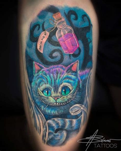 Cool Cheshire Cat Tattoo Ideas And Designs