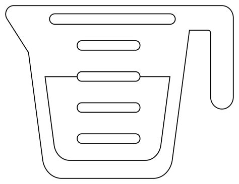 Coloring Page Measuring Cup Free Printable Coloring Pages Img My Xxx