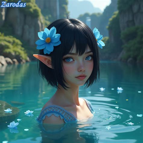 Female Elf 206 Lake Guardian Nymph By Zarodas On Deviantart