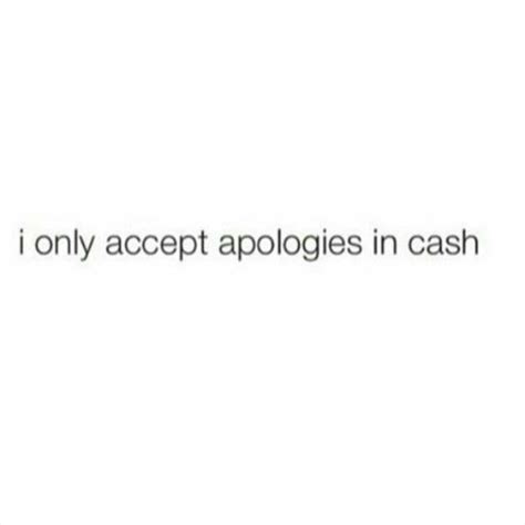 Apologies