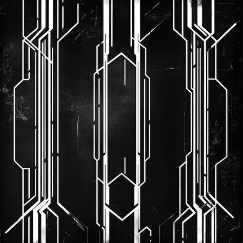 Intricate Circuitry A Monochrome Symphony Of Digital Pathways And Technological Artistry