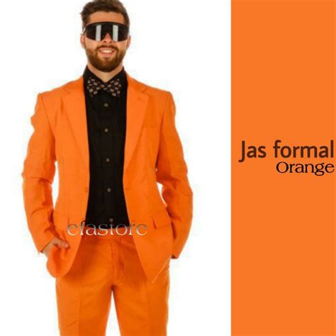 Orange Men S Suit Orange Color Men S Suits Men S Formal Non Formal Suits Men S Wedding Suits