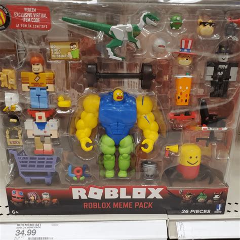 These Are The Official Roblox Meme Pack Toys 3499 Found At Target Rroblox