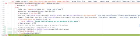 Django SQL注入漏洞分析CVE FreeBuf网络安全行业门户