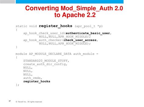 Ppt New Modular Authentication Architecture In Apache 22 And Beyond