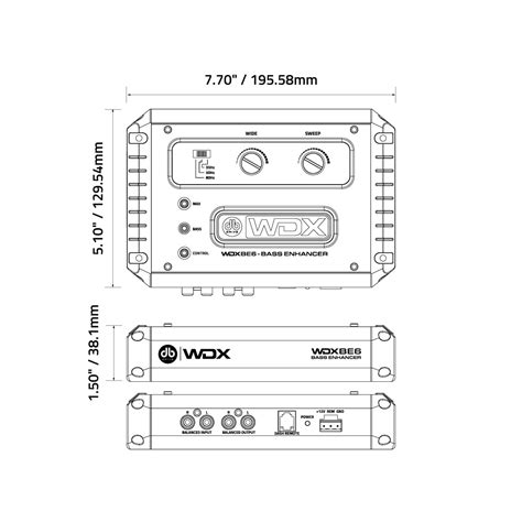 Wdxbe6 Digital Bass Enhancer Db Drive
