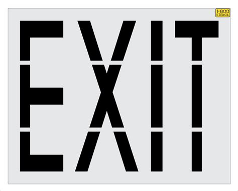 36 Walmart Exit Stencil 1 800 Stencil
