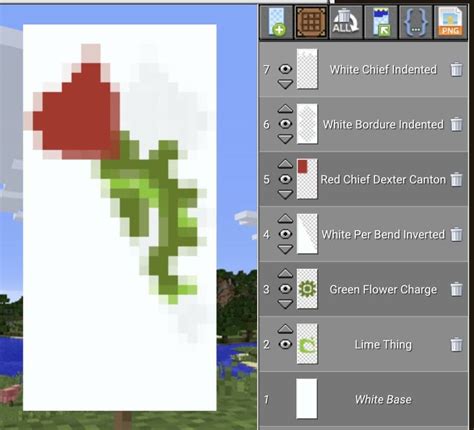 Rose Banner Minecraft Banner Designs Minecraft Banners Banner Minecraft