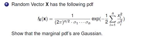 Solved Random Vector X Has The Following Pdf Fx X Exp Chegg