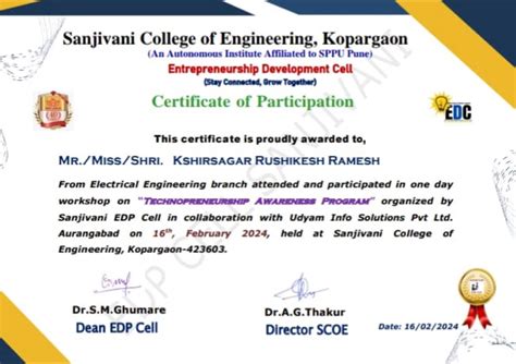 Rushikesh Kshirsagar On Linkedin Attended And Participated In Workshop