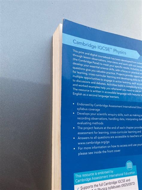 Cambridge Igcse Physics Coursebook With Digital Access Hobbies And Toys Books And Magazines