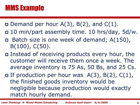 Ppt Building Lean Systems Mixed Model Scheduling Powerpoint Presentation Id 2354807