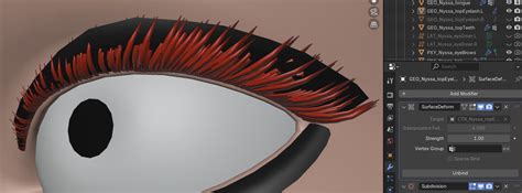 eyelashes with the help of geometry node blender 3 1 page 2