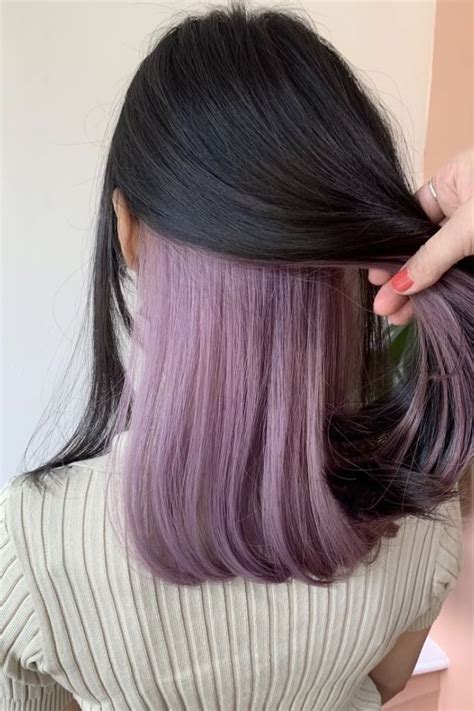 25 Trending Peekaboo Hair Dye Ideas To Get Creative With Your Style Hair Color Underneath