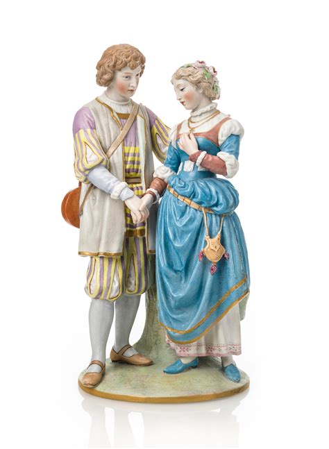 Bonhams A Porcelain Group Declaration Of Loveimperial Porcelain Factory Model By August