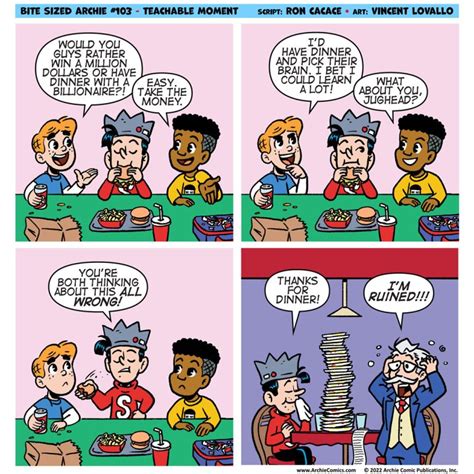 Bite Sized Archie Teachable Moment Archie Comics