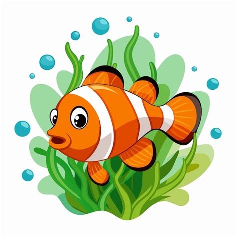 Clownfish Vector Graphic Premium Ai Generated Vector
