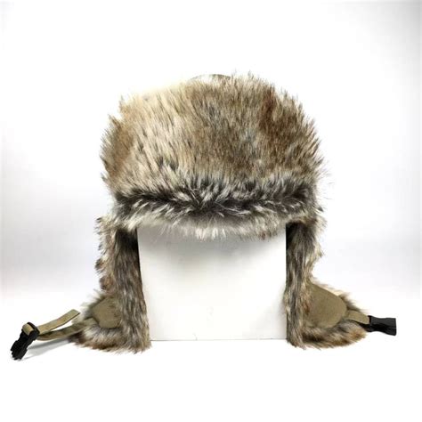 Unisex Winter Trapper Bomber Hat With Ear Flaps Russian