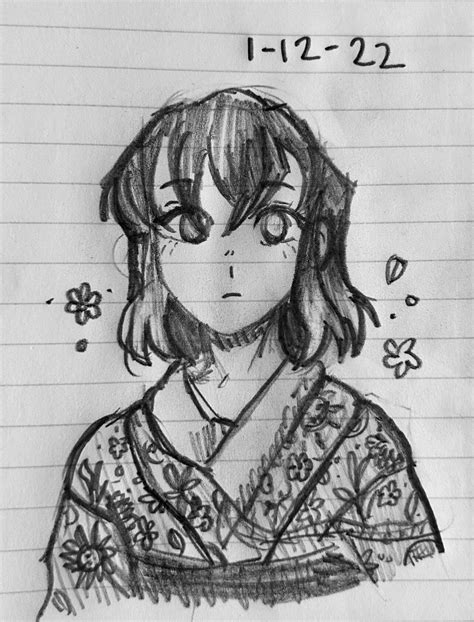 Inosuke School Doodle After Finishing Book Nine R Kimetsunoyaiba
