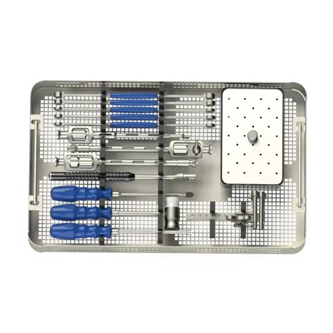 Anterior Cervical Peek Cage And Cervical Mobile Disc Prosthesis Set