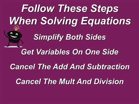 Solving Equations Ppt